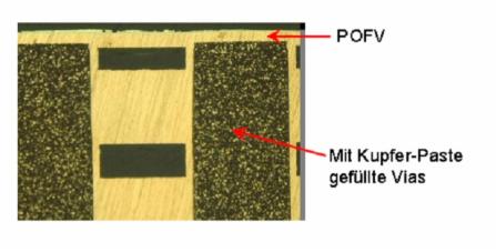 Gefüllte Vias mit POFV - PCB Leiterplatten Spezialist